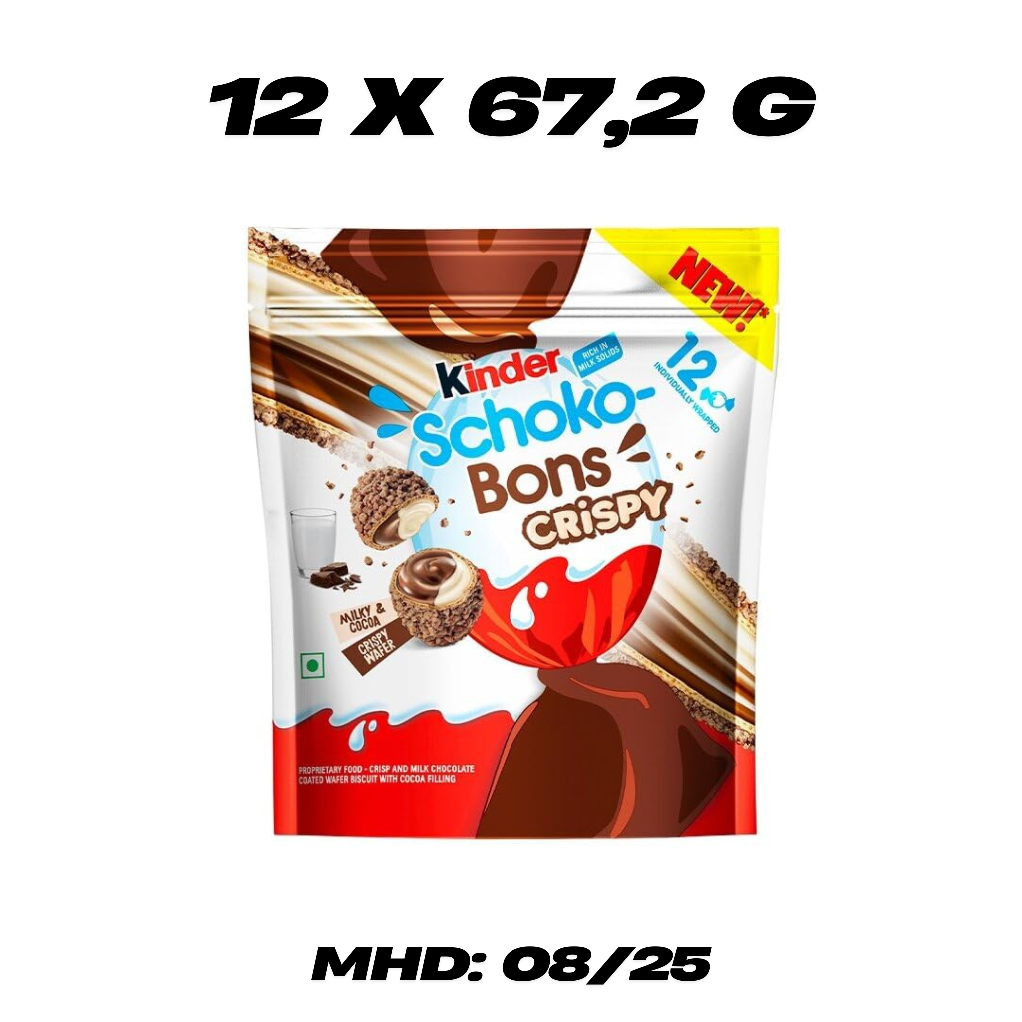 12x Kinder Schokobons Crispy 67,2g – HypeSnacks