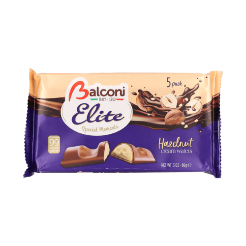 Balconi Elite Hazelnut Cream Wafer 128g – HypeSnacks